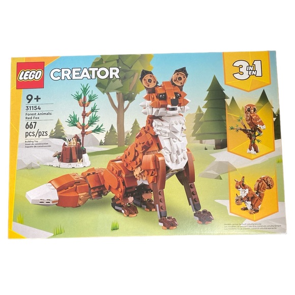 Lego | Toys | Lego Creator 3 In Forest Animals Red Fox Building Playset ...